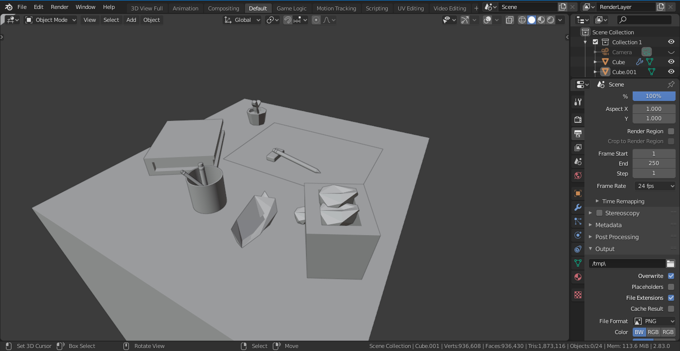 Isometric blender 3D model - TurboSquid 1642093