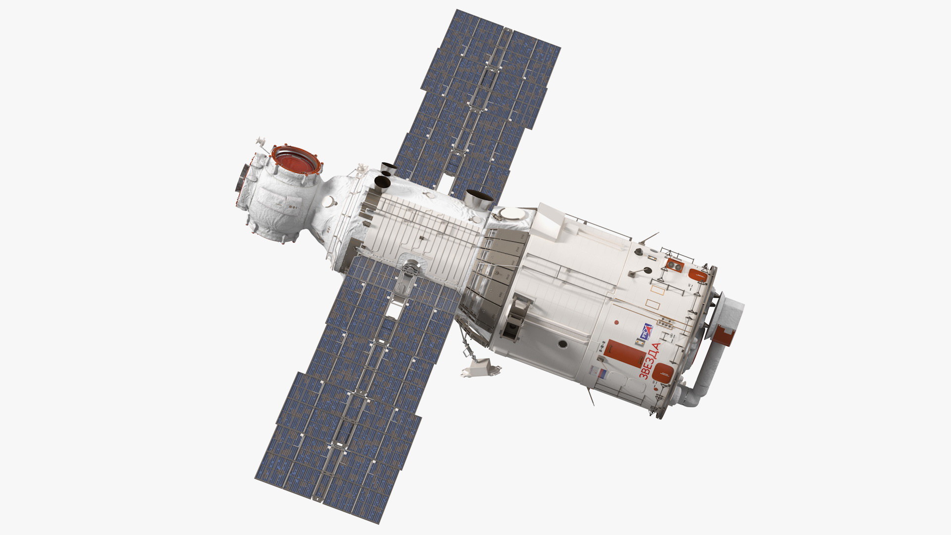 Iss zvezda service module 3D - TurboSquid 1642203