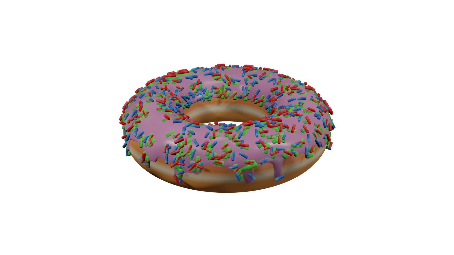 Simple doughnut 3D model - TurboSquid 1642151