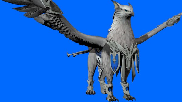 Griffin With Animation Game Ready Low-poly 3D 3D 모델 - TurboSquid 1642228
