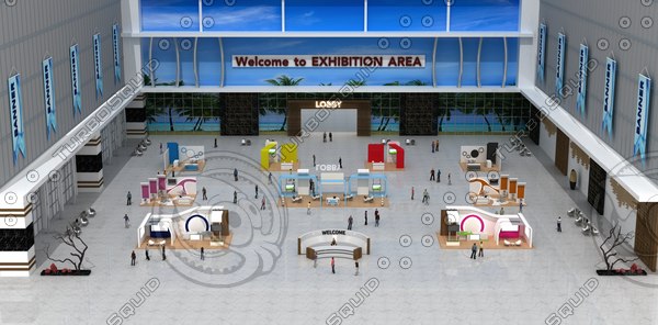 Exhibition 3D Models for Download | TurboSquid