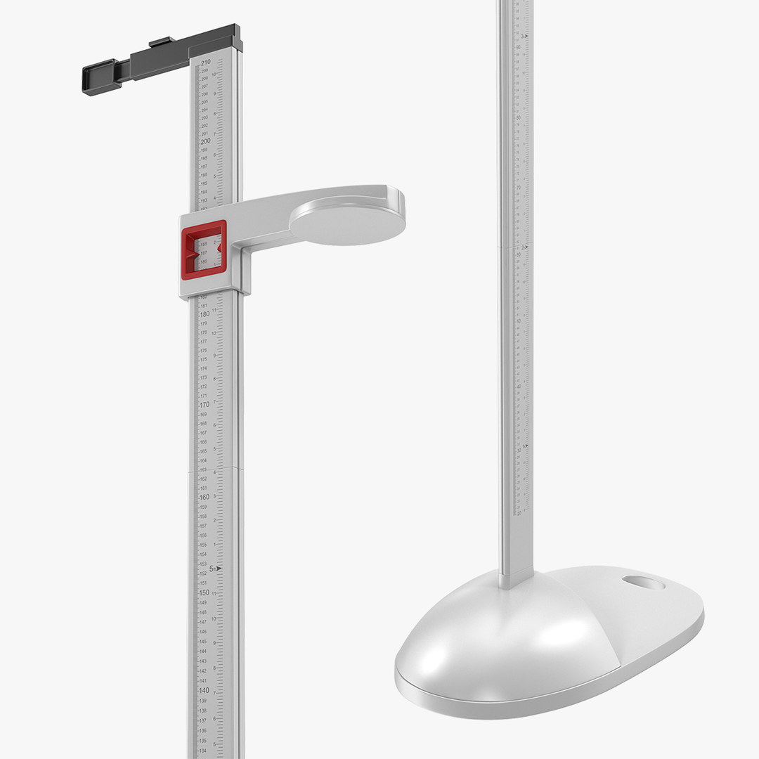 3D portable mechanical height measuring - TurboSquid 1642447
