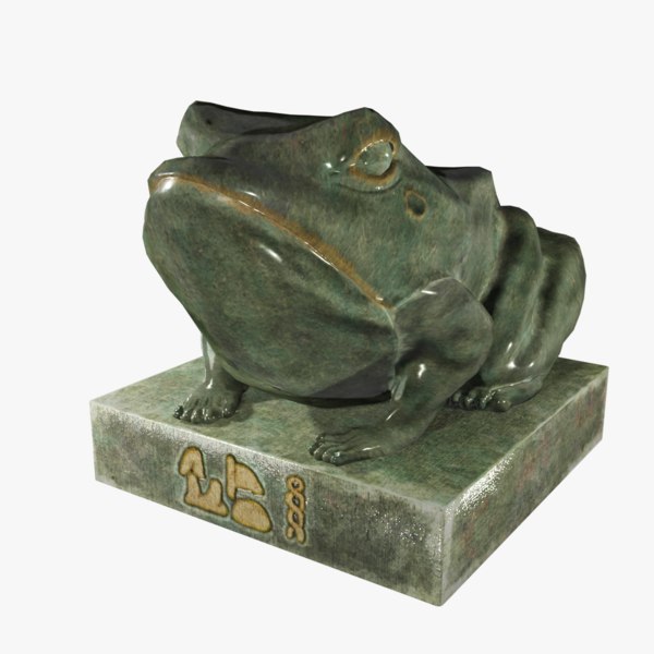 modèle 3D de KeK Frog Statue - Game Ready - TurboSquid 1637556
