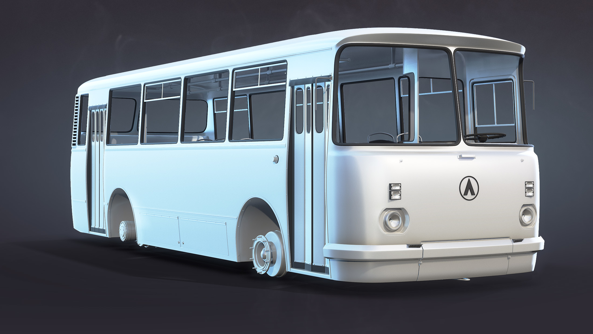 Wrecked bus 3D model - TurboSquid 1642374