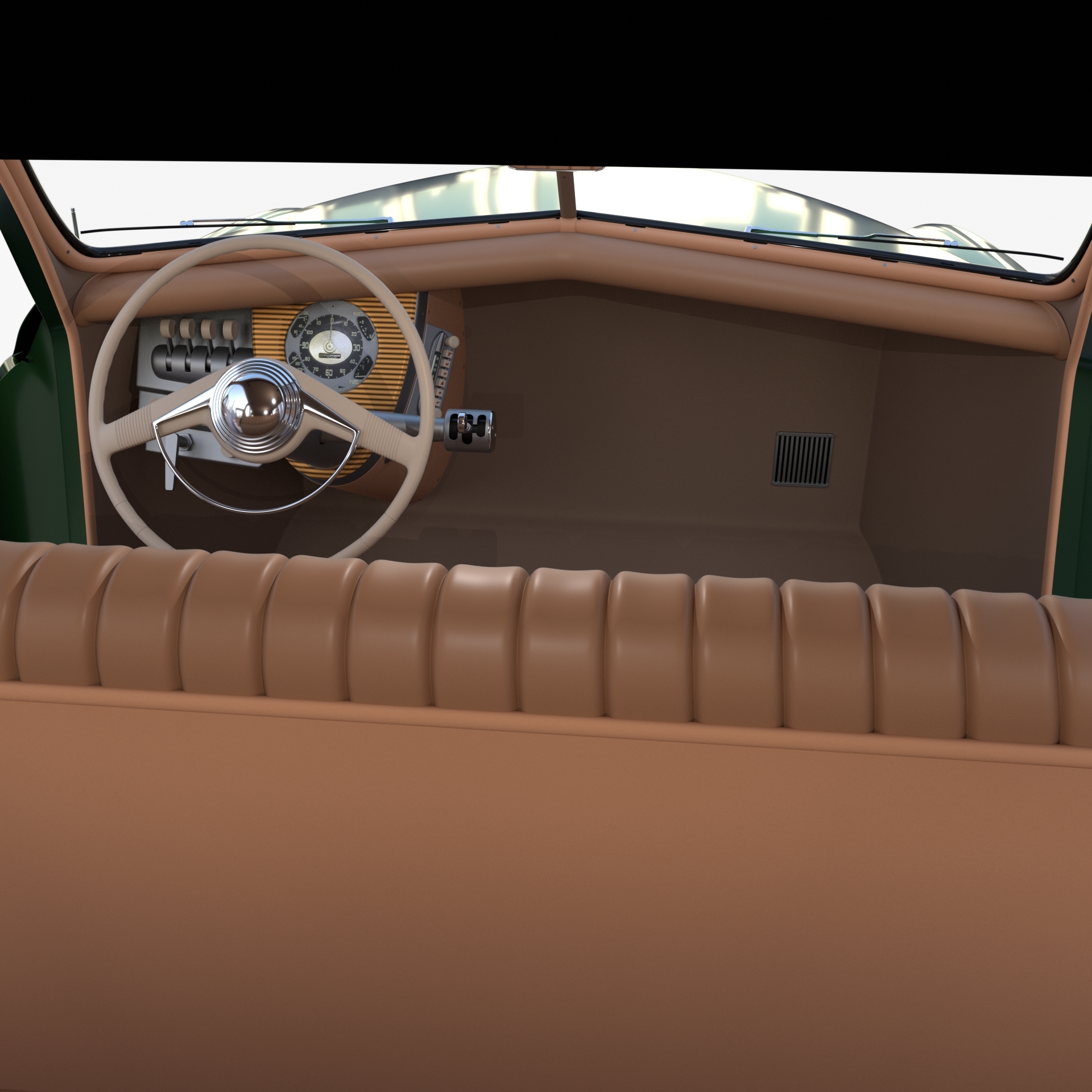Tucker 48 interior 3D - TurboSquid 1642574