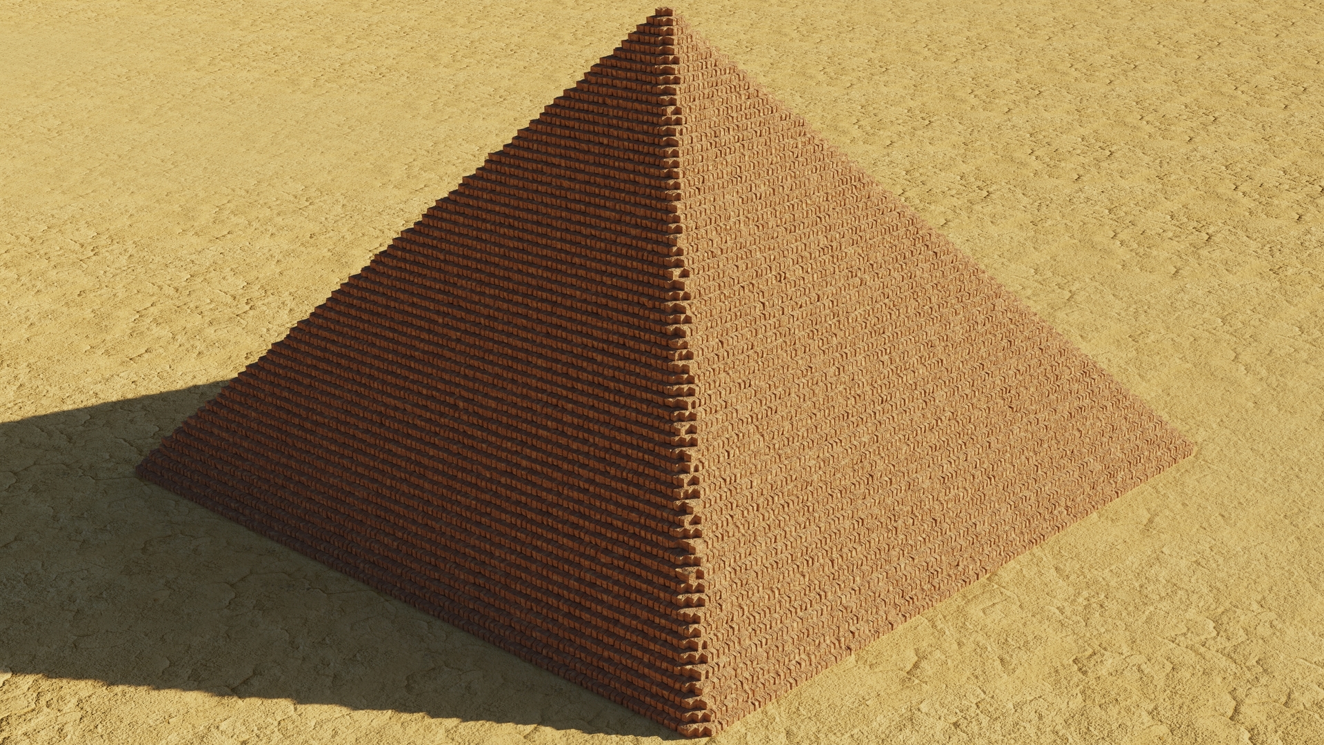 3D model pyramid architecture - TurboSquid 1642989