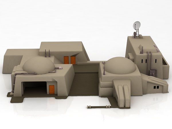 Star wars architecture sci-fi building 3D model - TurboSquid 1643061
