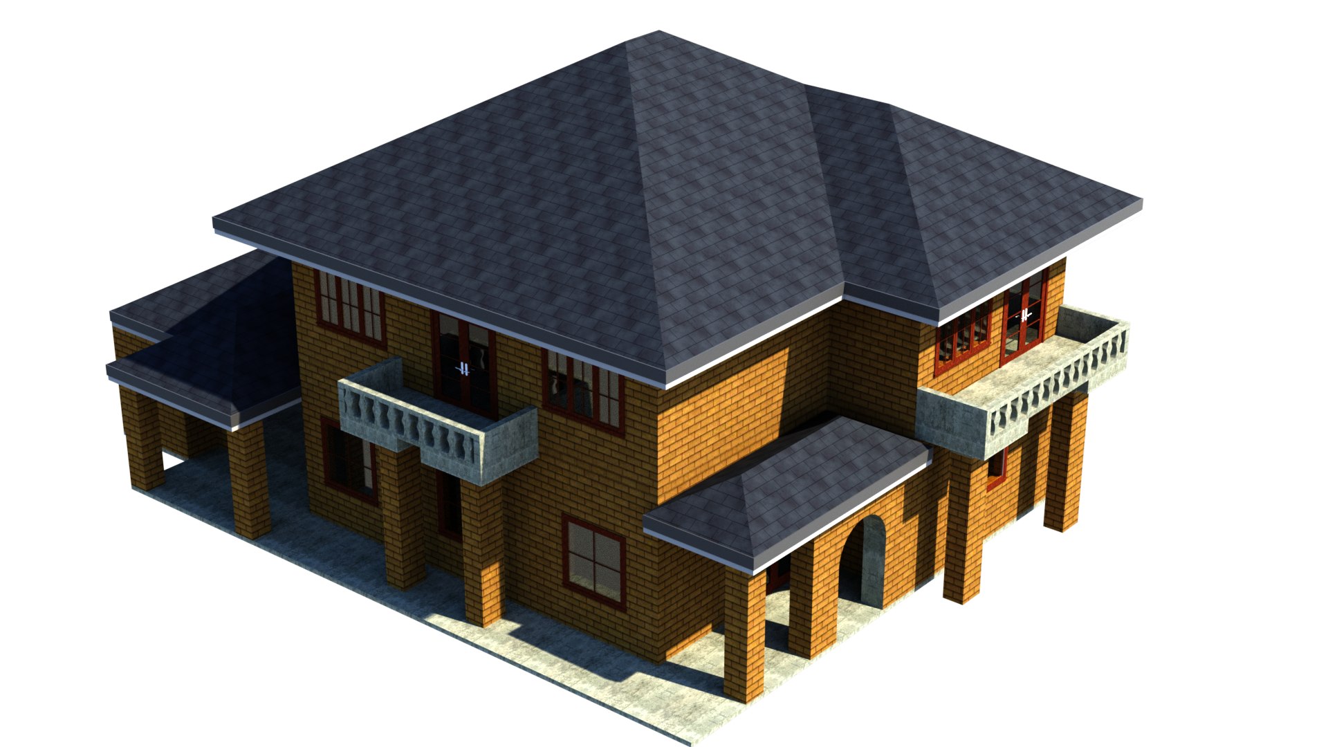 Residential House3Dモデル - TurboSquid 1643390