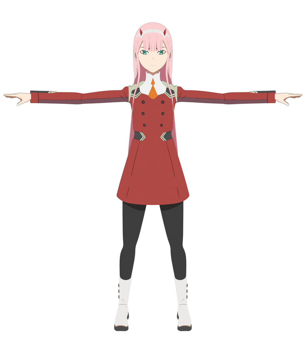 modèle 3D de Zero Two - DARLING in the FRANXX - TurboSquid 1643491