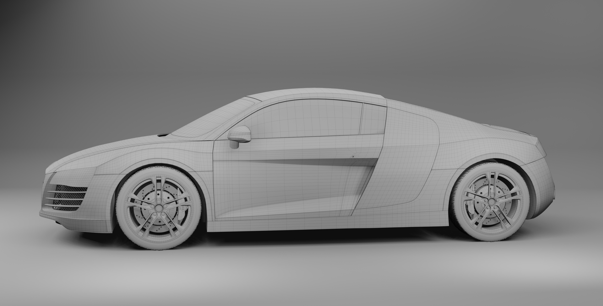 3D model audi r8 exterior - TurboSquid 1643495