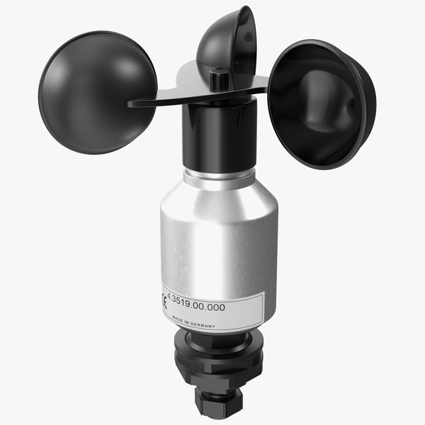 Sensor anemômetro de velocidade do vento Modelo 3D - TurboSquid 1643612