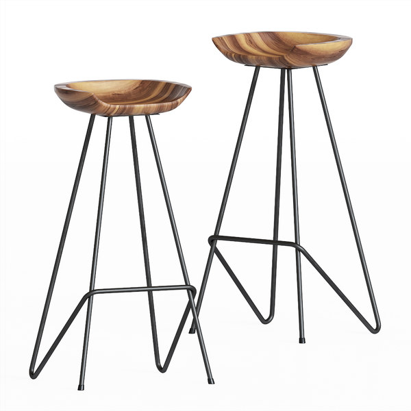 Perch Stool Anthropologie Modelo 3D - TurboSquid 1540087