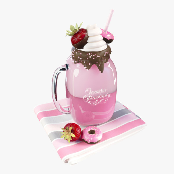 3D Milkshake Models | TurboSquid