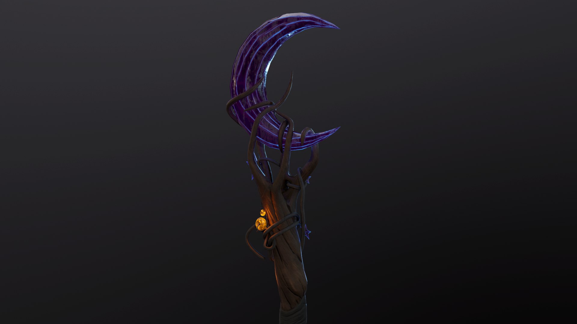 3D model magic staff - TurboSquid 1636458
