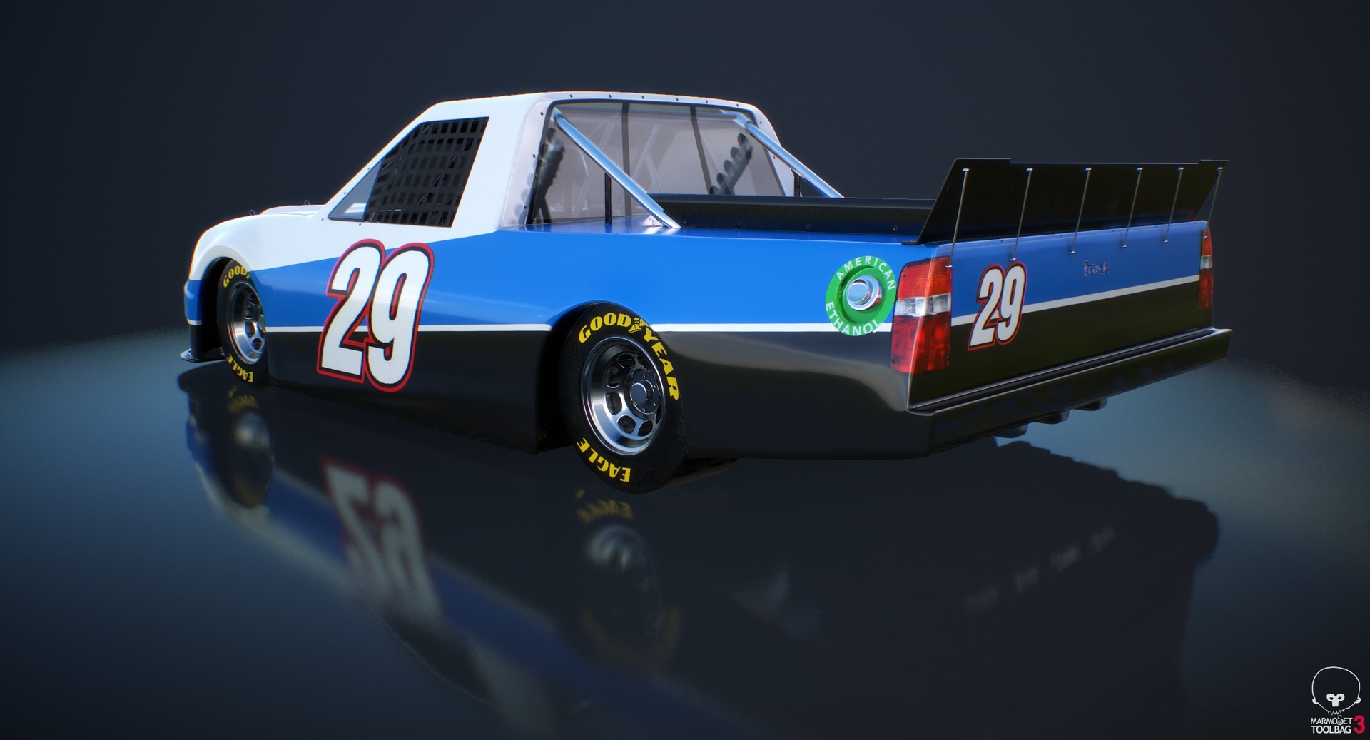 Nascar pickup truck race car 3D model - TurboSquid 1644319