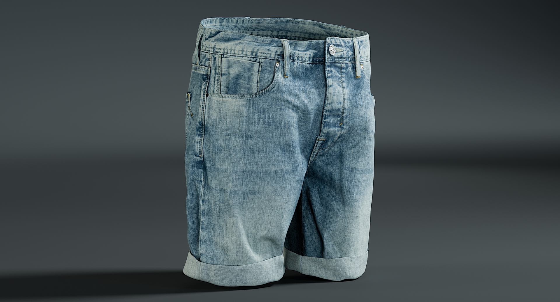 3D model realistic men s shorts - TurboSquid 1644372