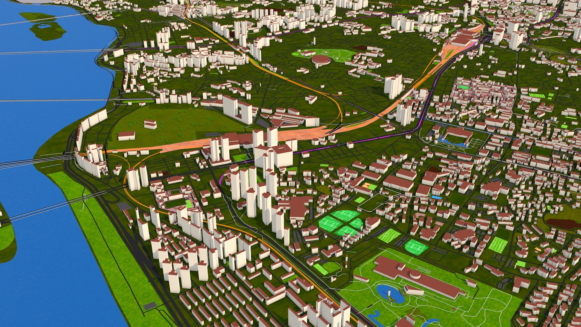 Seoul city korea 2020 3D model - TurboSquid 1644388
