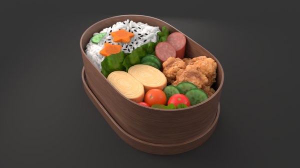 3D bento box model - TurboSquid 1644418