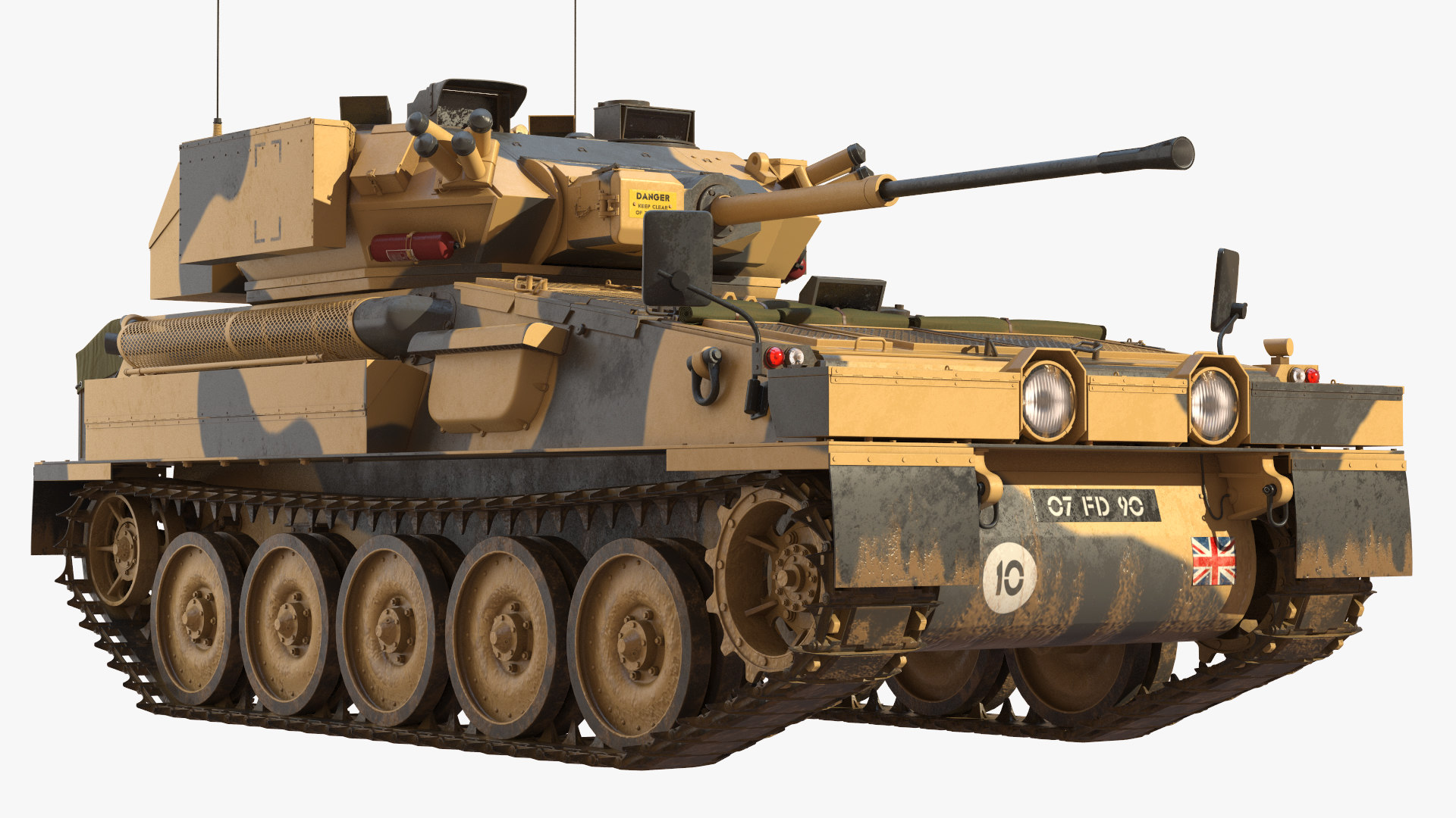 Scimitar fv 107 cvr 3D model - TurboSquid 1644456
