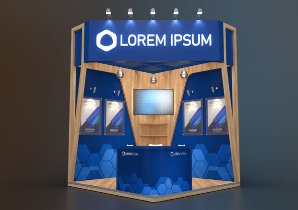 3D exhibition stand octanorm maxima model - TurboSquid 1206085
