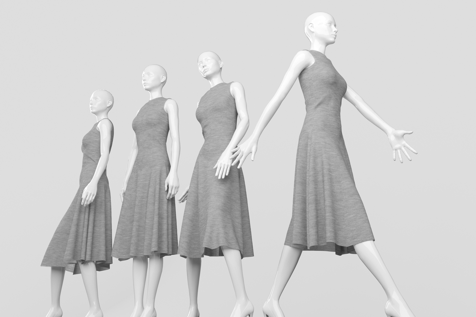 3d woman mannequin
