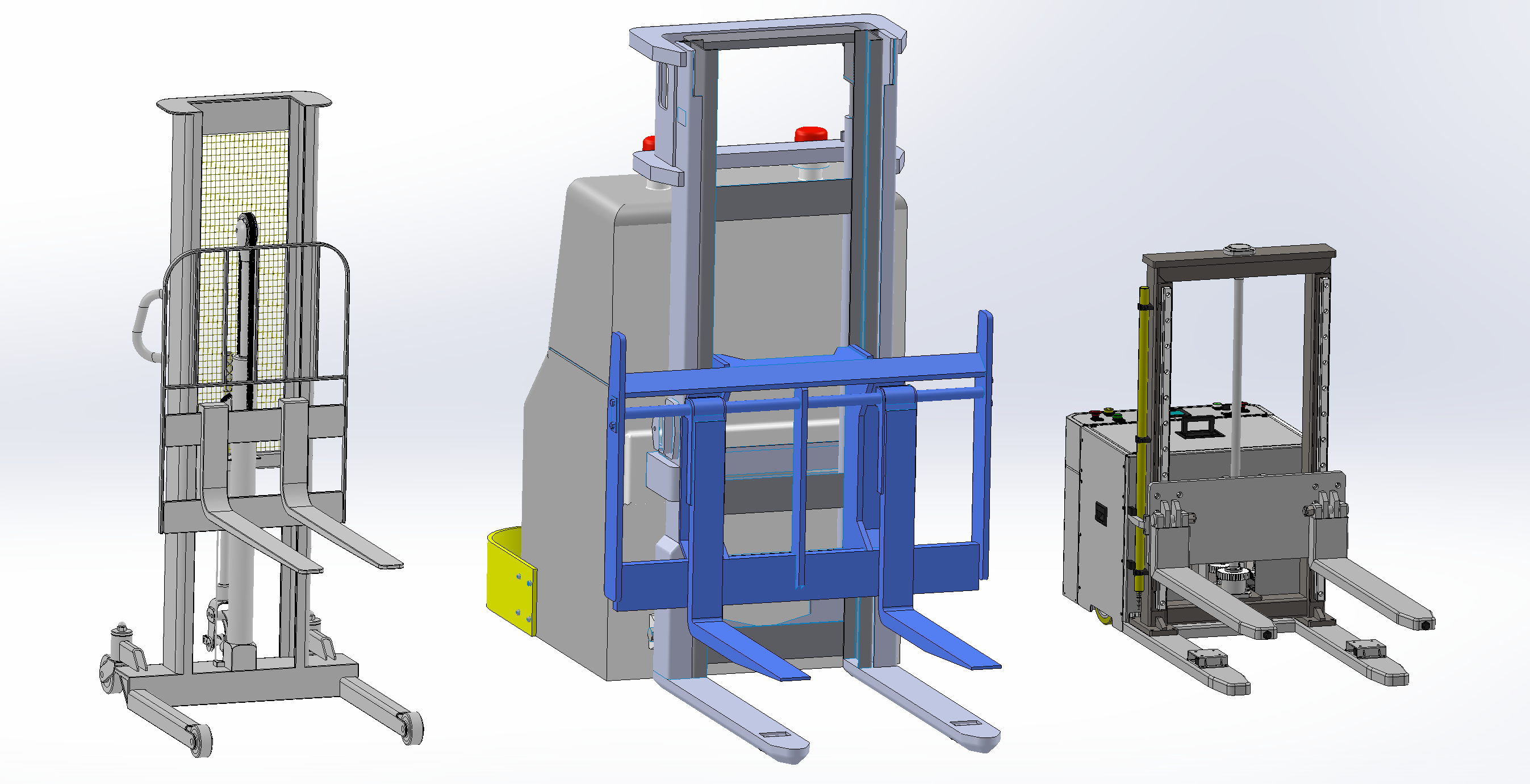 modèle 3D de Assemblage de chariots élévateurs industriels - TurboSquid 1644648