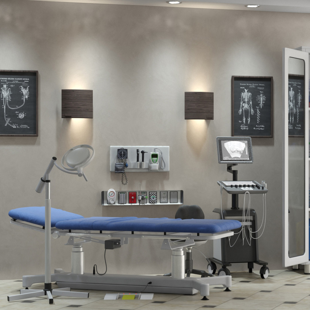 Exam room doctor 3D model - TurboSquid 1641865