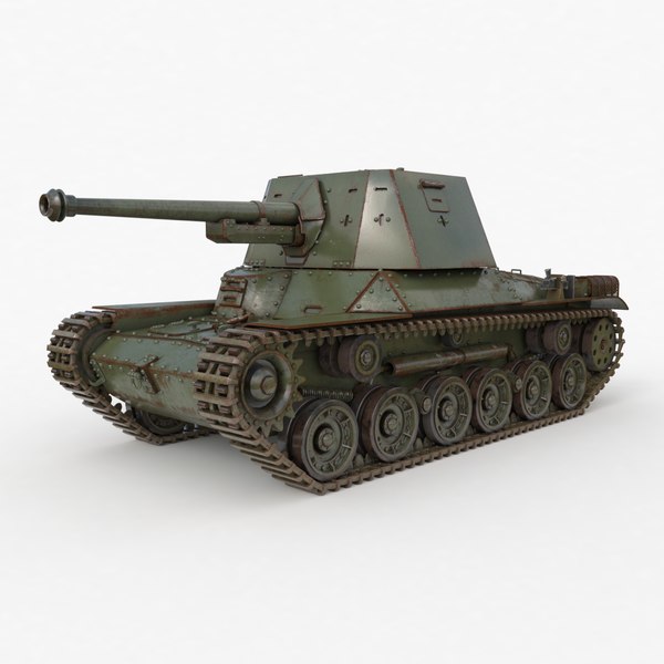 3D tank type 3 chi-nu model - TurboSquid 1644974