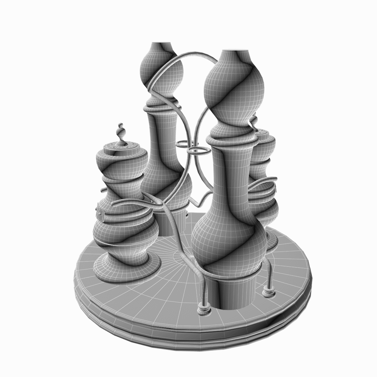 3D model vintage spices set - TurboSquid 1645269