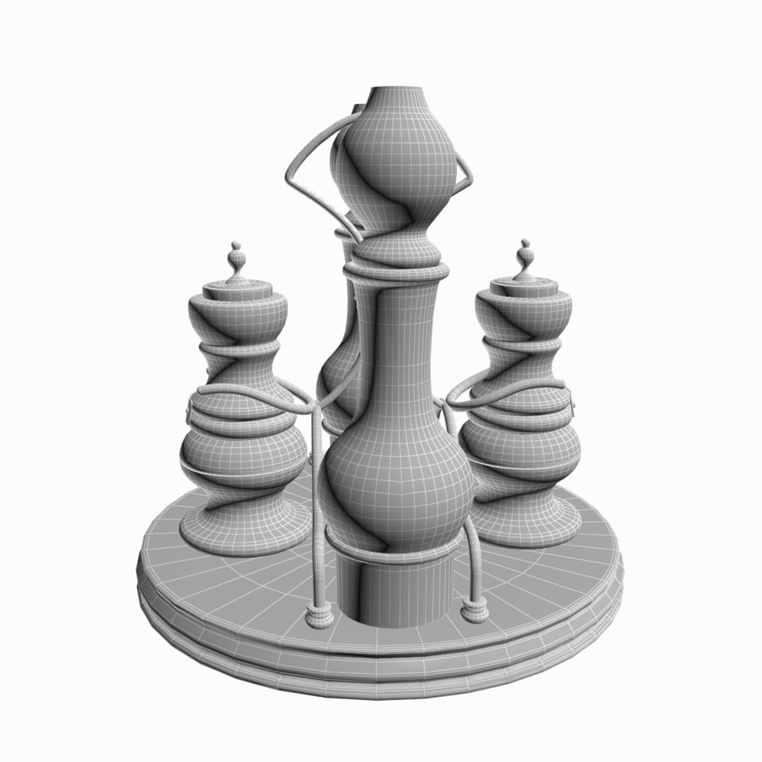 3D model vintage spices set - TurboSquid 1645269