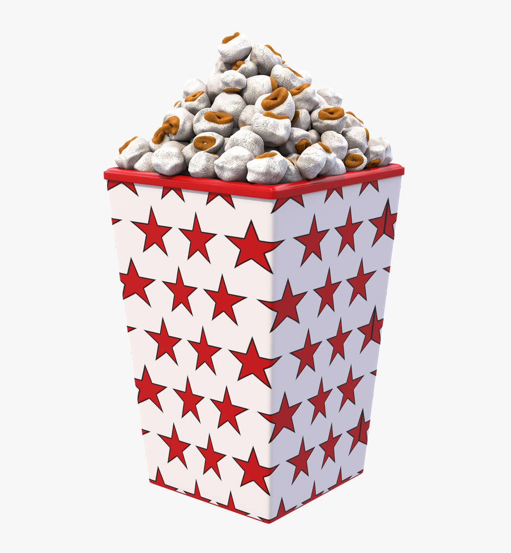 Free 3D popcorn corn pop model - TurboSquid 1645559