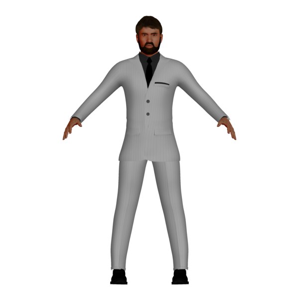 Man Suit Blender Models for Download | TurboSquid