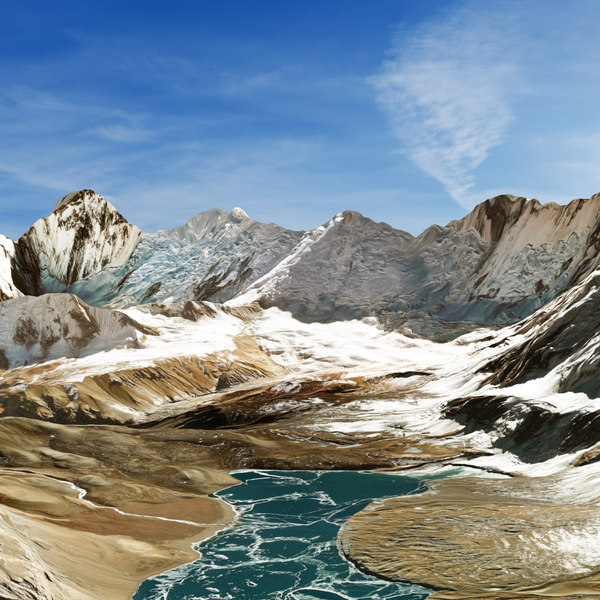 3D himalaya mountain landscape model - TurboSquid 1645514