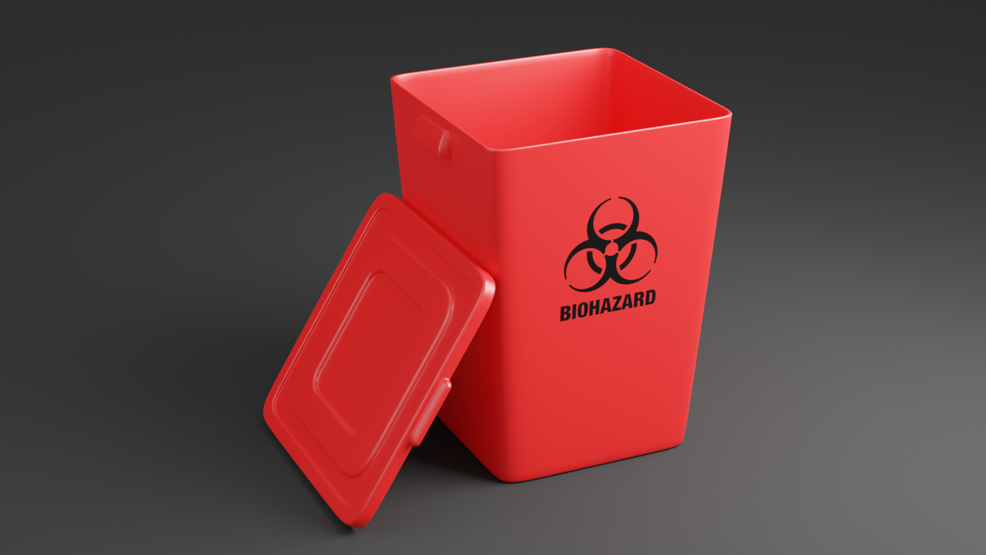 3D waste container biohazard - TurboSquid 1645666