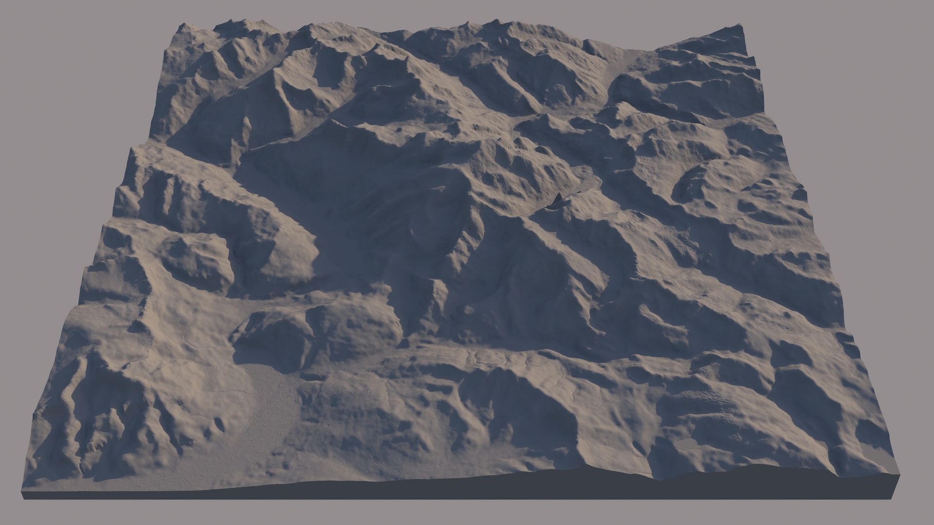 3D mont blanc model - TurboSquid 1645869