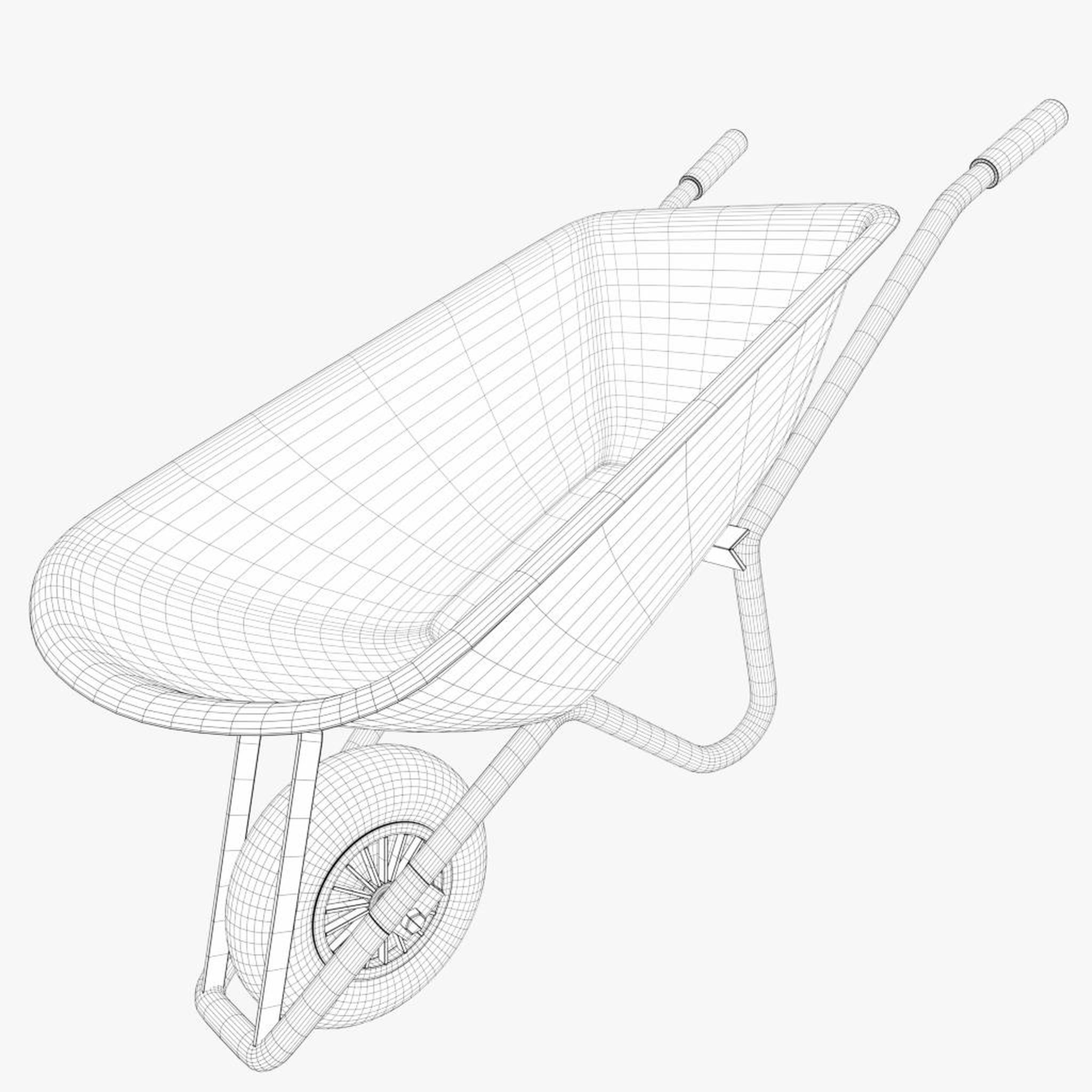 wheelbarrow 3d model