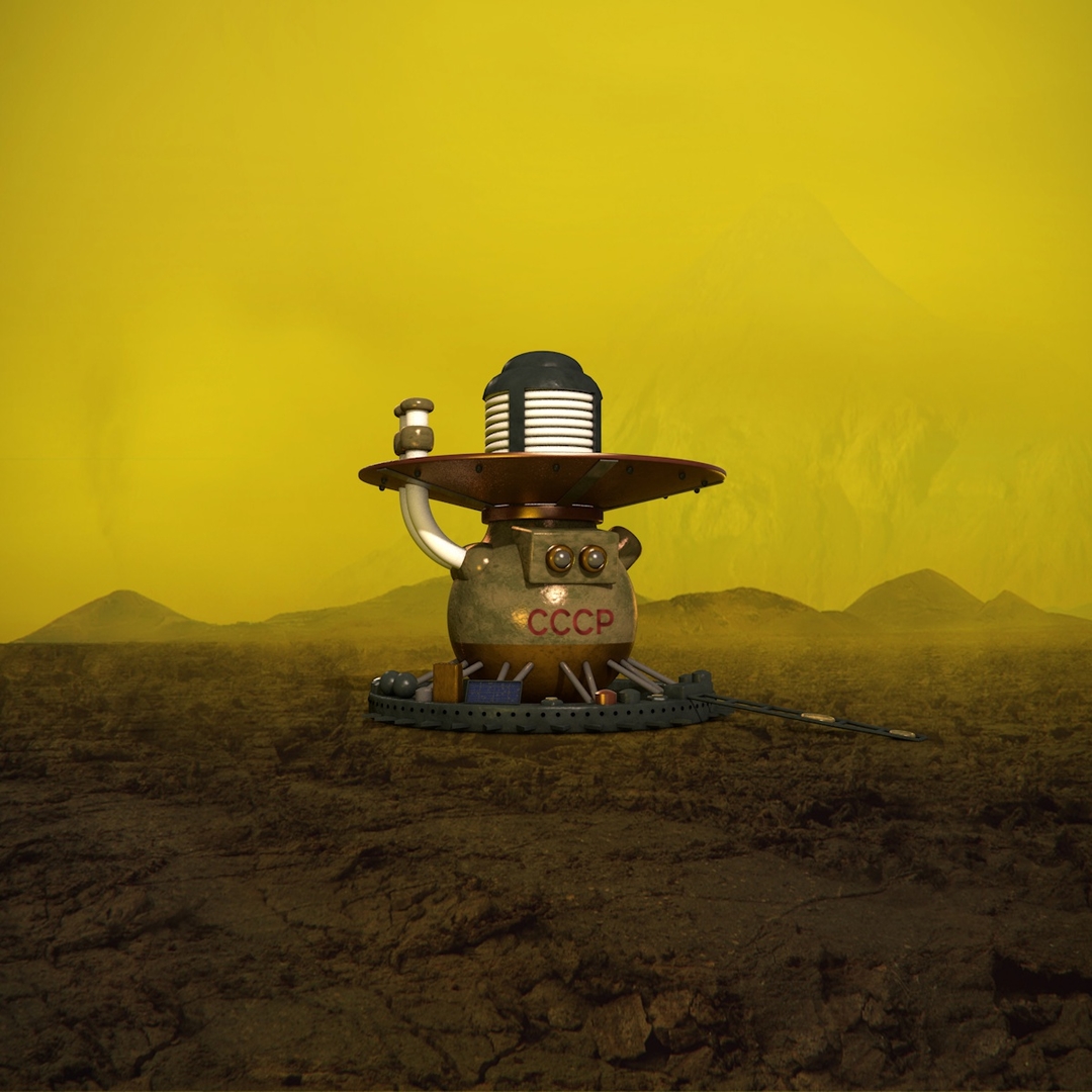 Venera 9 landing spacecraft 3D model - TurboSquid 1646029