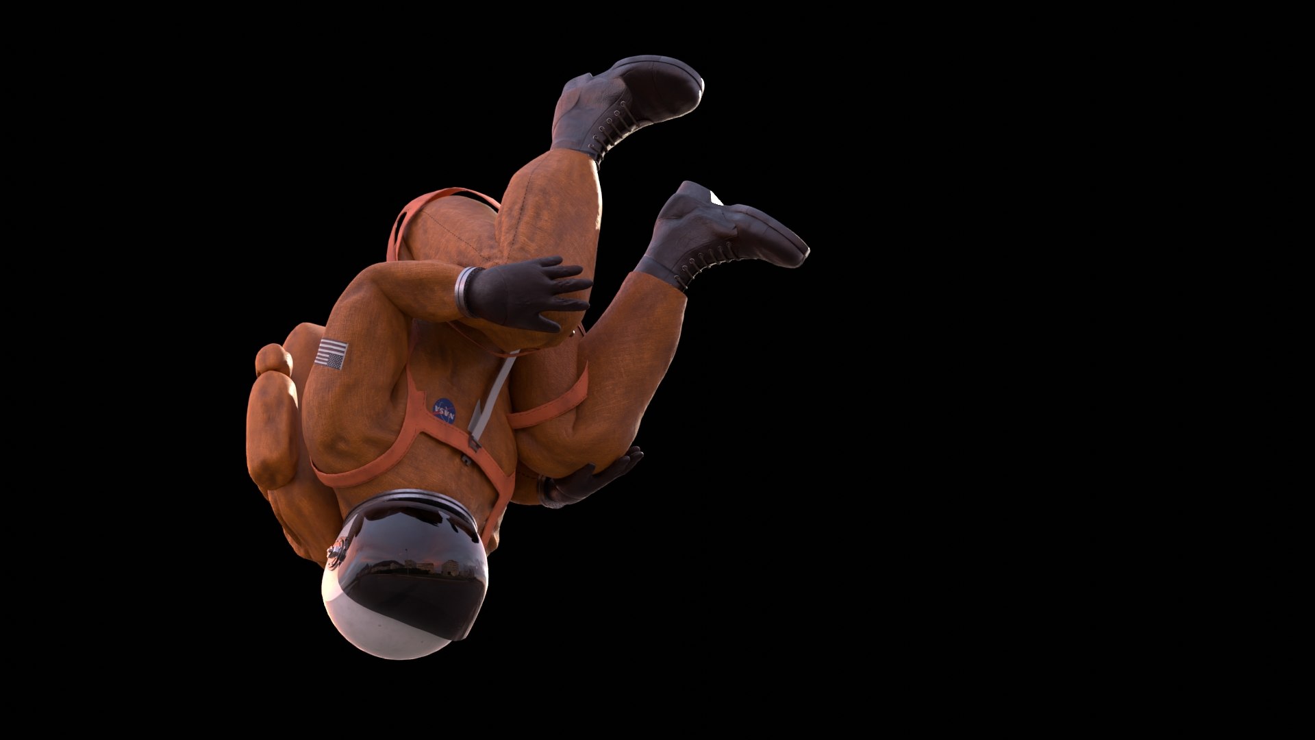 3D rigged nasa aces space suit model - TurboSquid 1646057