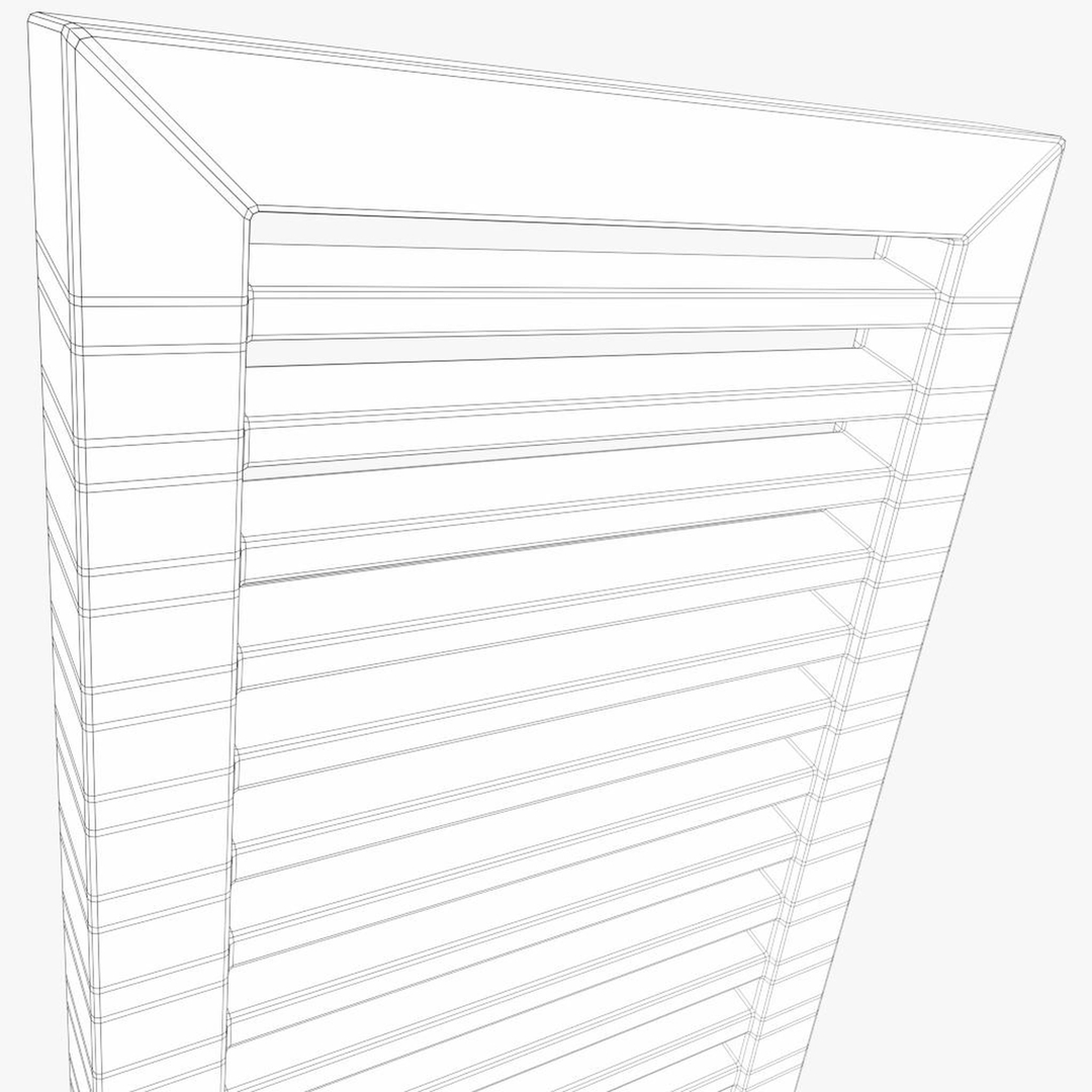 3ds louver window blind