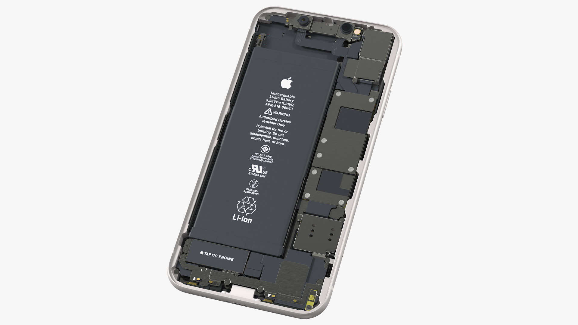 Iphone 11 disassembled display 3D model - TurboSquid 1647019