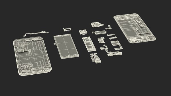 Iphone 11 fully disassembled 3D - TurboSquid 1647020