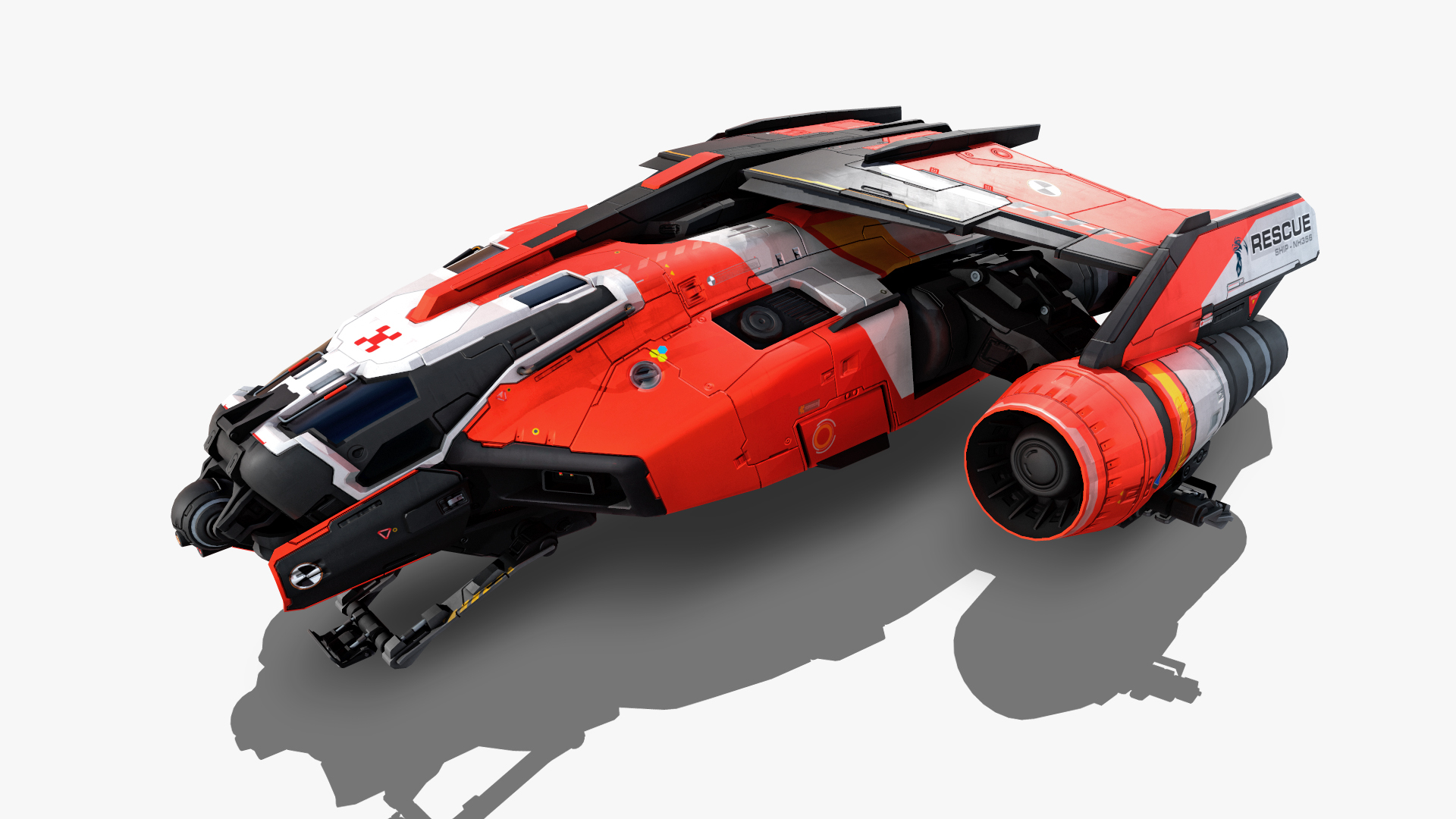 Sf rescue ship model - TurboSquid 1647039