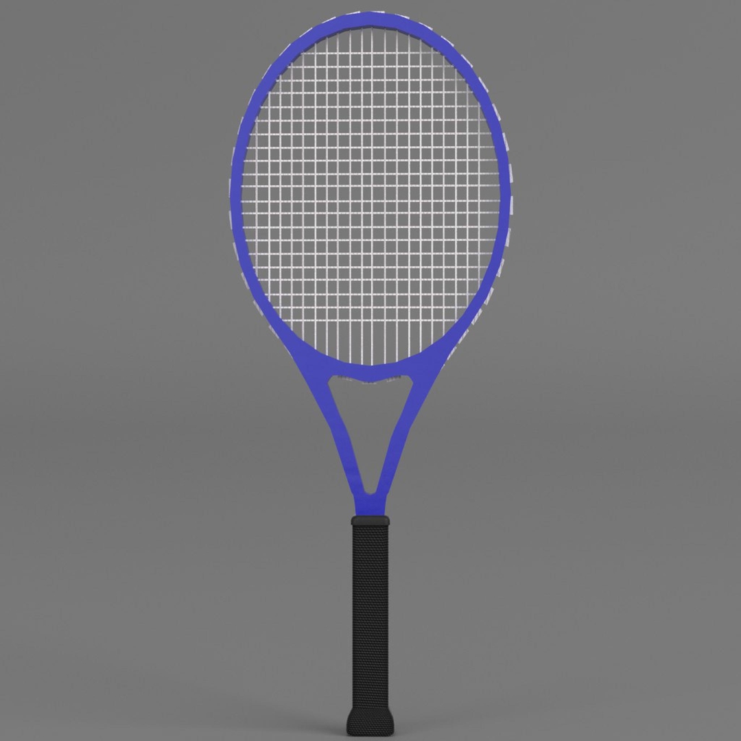 3d model tennis racket