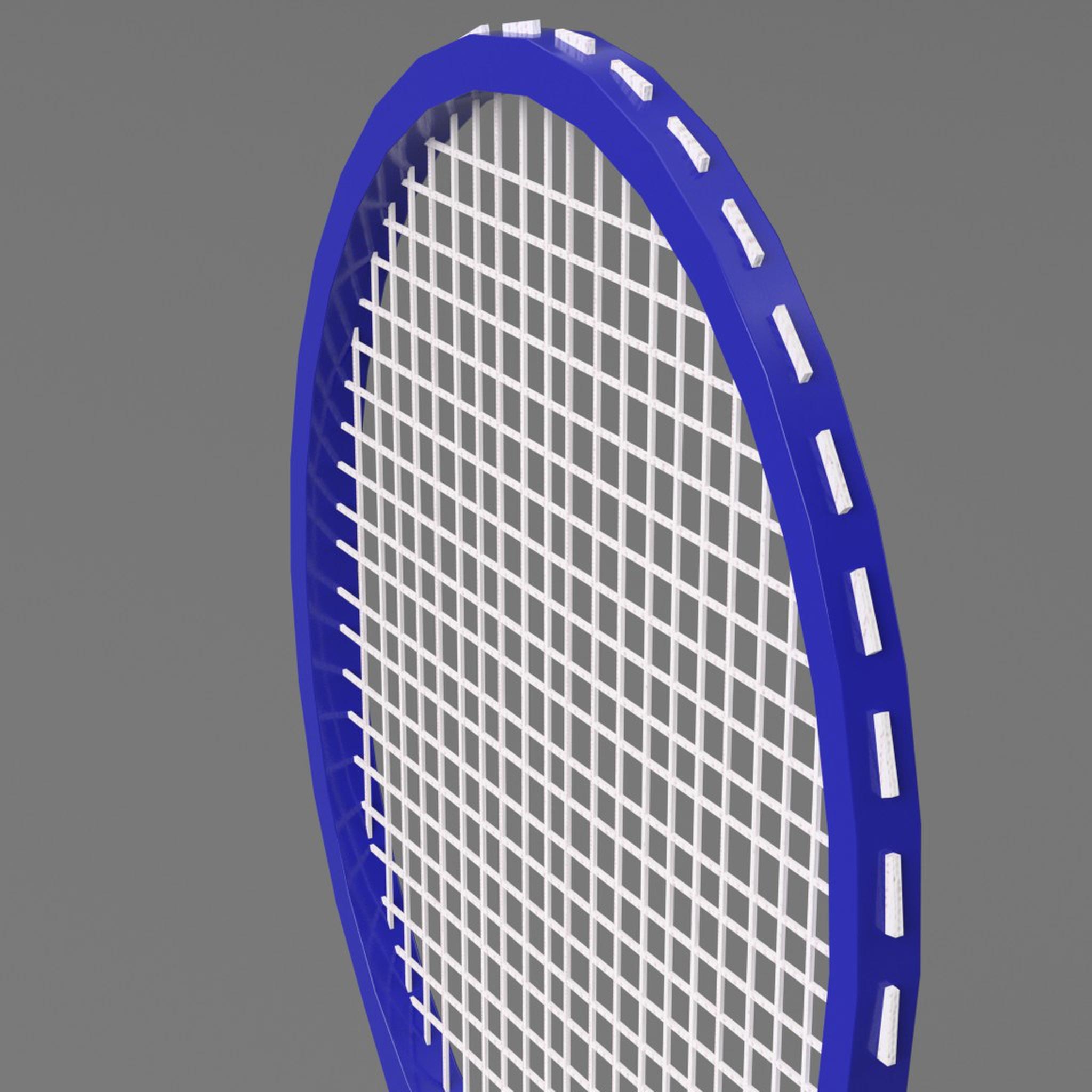 3d model tennis racket