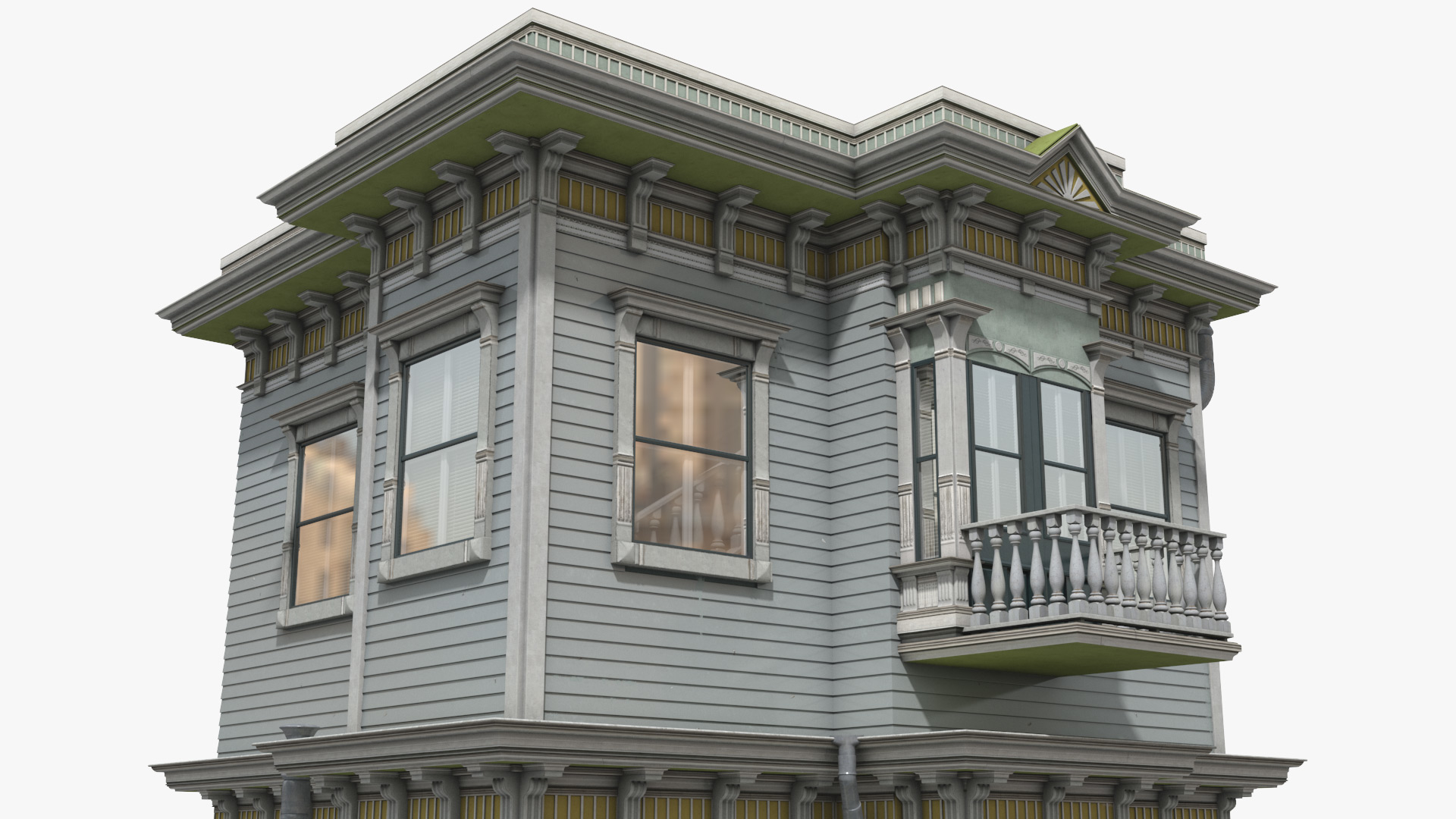 Victorian house 3D model - TurboSquid 1647167