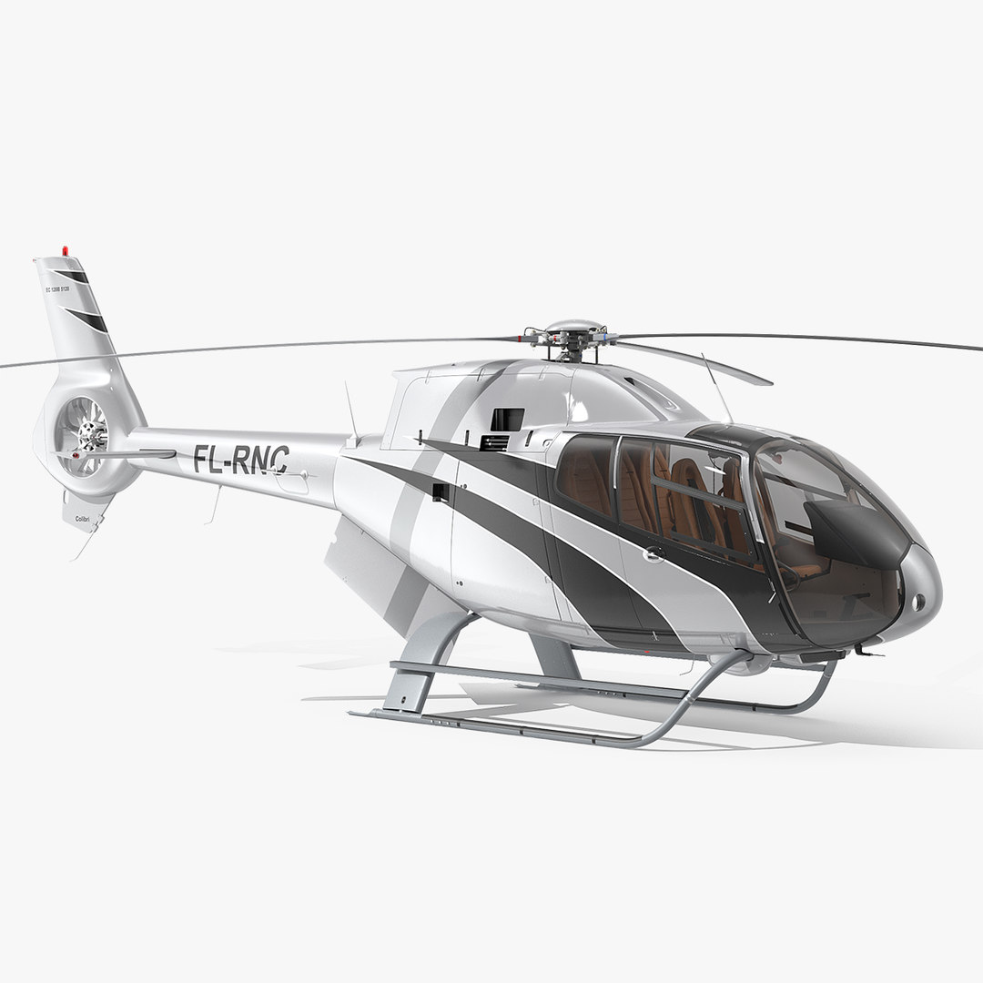 Airbus h120 lightweight helicopter 3D model - TurboSquid 1647358