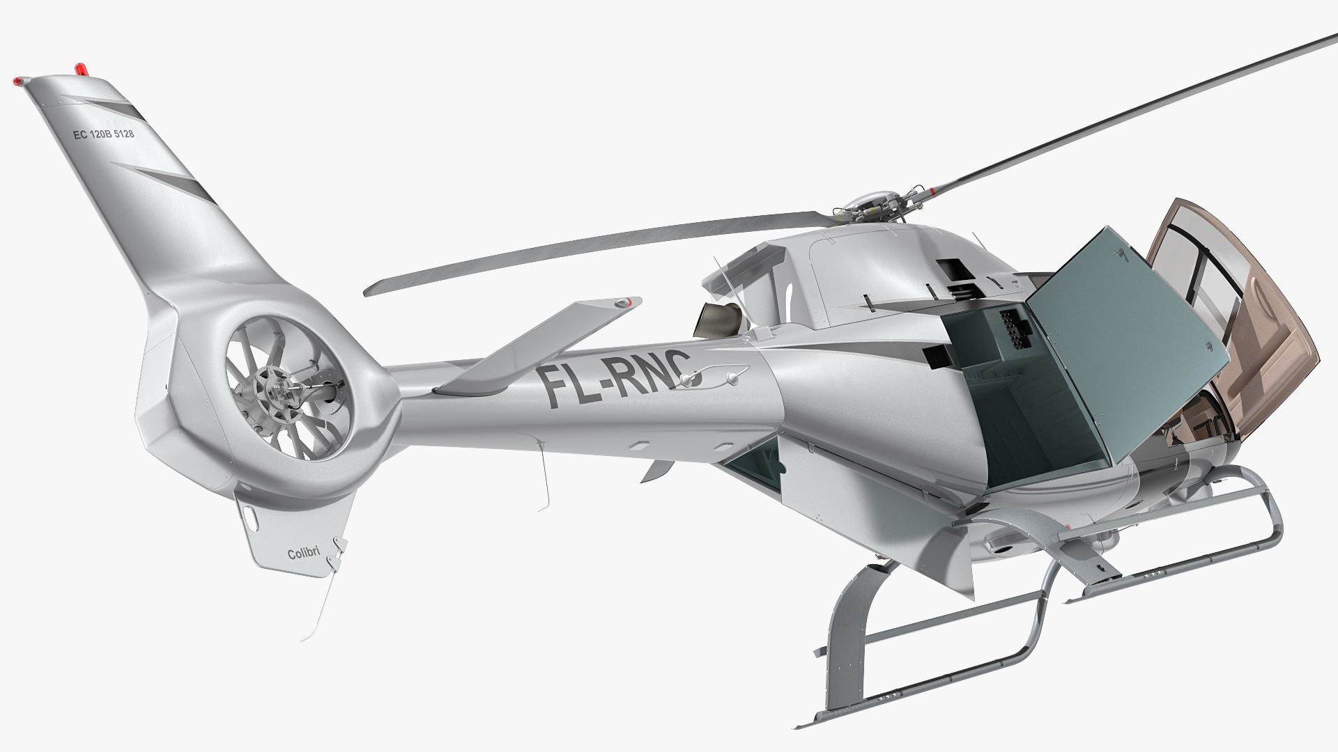 Airbus h120 lightweight helicopter 3D model - TurboSquid 1647358