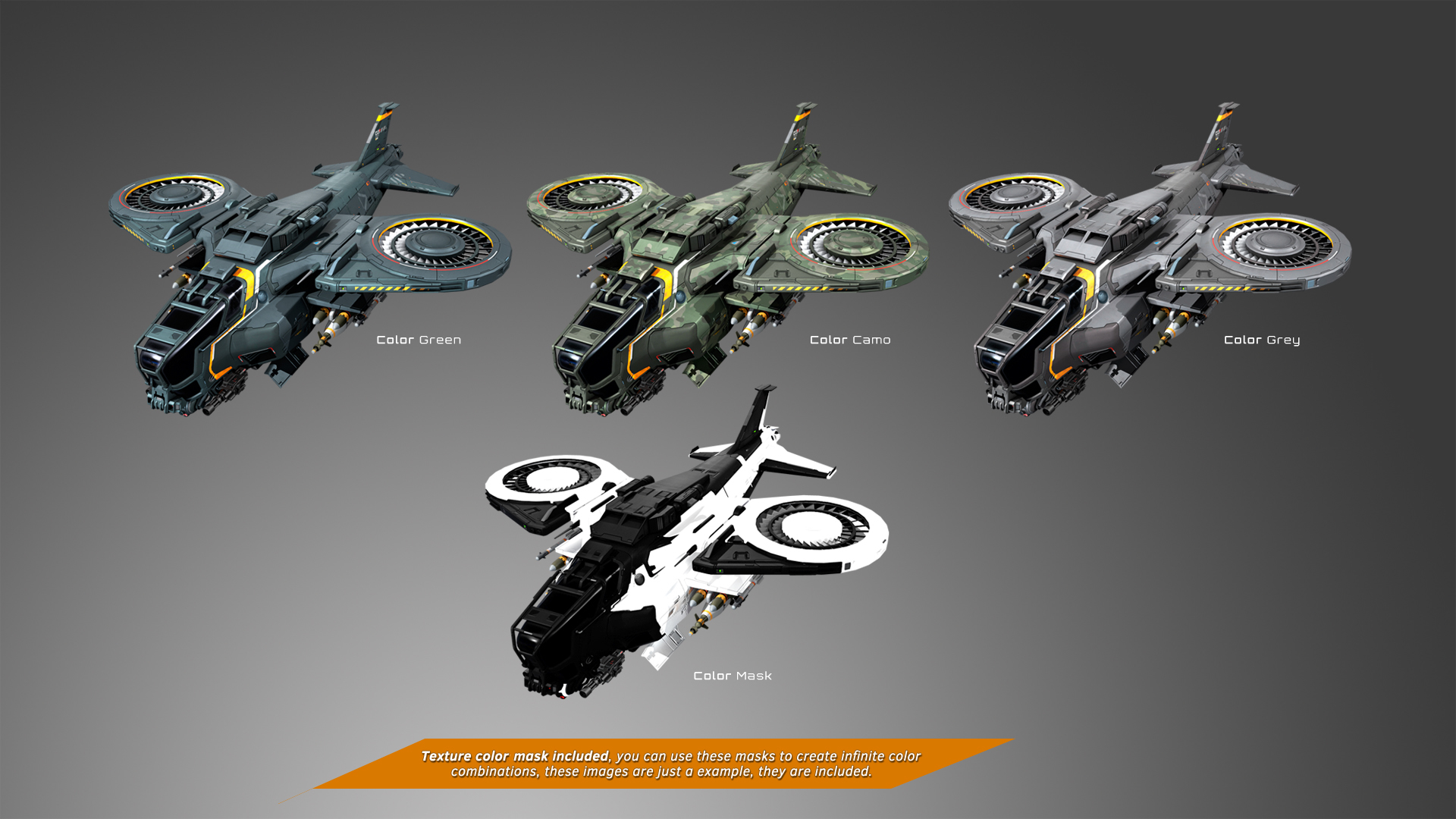 Sf - vtol dropship 3D - TurboSquid 1647456