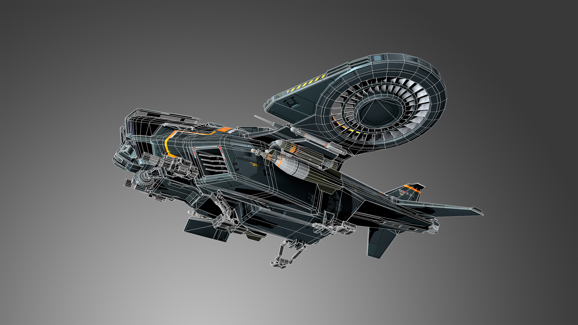 Sf - vtol dropship 3D - TurboSquid 1647456
