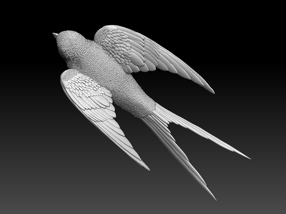 3D model birds art sculptures - TurboSquid 1647495